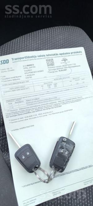 Красный Опель Зафира 2015 в Тукумс, объемом двигателя 1.60 л и пробегом 310 тыс. км за 6500 €, фото 12 на AUTOMOTO.COM.LV
