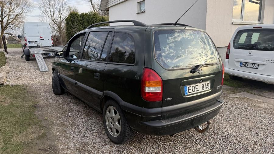 Opel Zafira 2002 Alīta, ar dzinēja tilpumu 2.20 L un nobraukumu 270 tūkst. km par 350 €, foto 6 vietnē AUTOMOTO.COM.LV