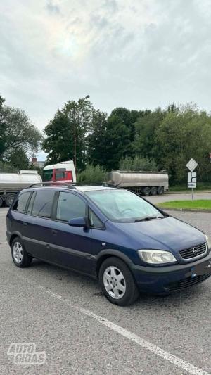 Opel Zafira 2002 Klaipėda, ar dzinēja tilpumu 1.90 L un nobraukumu 290 tūkst. km par 1200 €, foto  vietnē AUTOMOTO.COM.LV