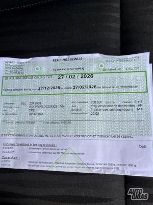 Opel Zafira 2013 in Kaunas, with an engine capacity of 2.00 L and mileage of 268 thousand km for 4250 €, photo 19 on AUTOMOTO.COM.LV
