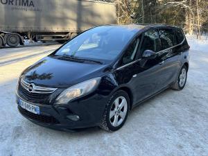 Черный Опель Zafira Tourer 2012 в Таураге, объемом двигателя 1.96 л и пробегом 212 тыс. км за 4250 €, фото  на AUTOMOTO.COM.LV
