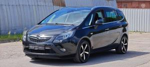 Черный Опель Zafira Tourer 2012 в Утена, объемом двигателя 1.96 л и пробегом 205 тыс. км за 4650 €, фото  на AUTOMOTO.COM.LV