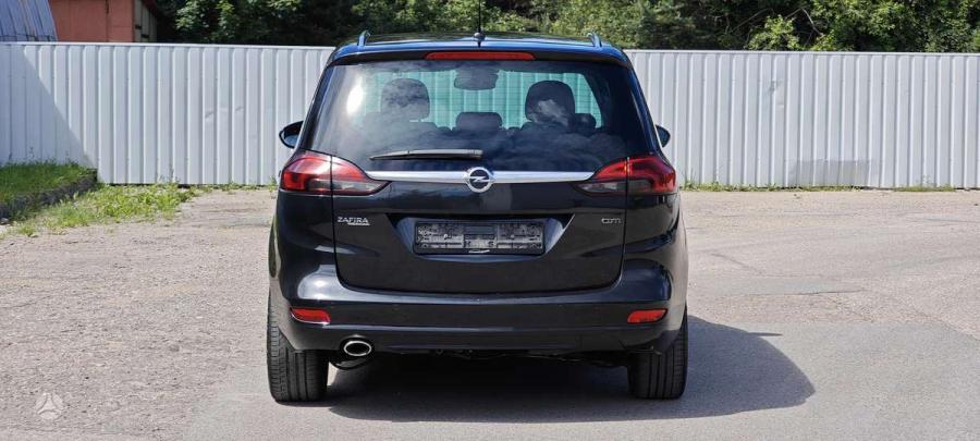 Черный Опель Zafira Tourer 2012 в Утена, объемом двигателя 1.96 л и пробегом 205 тыс. км за 4650 €, фото 9 на AUTOMOTO.COM.LV