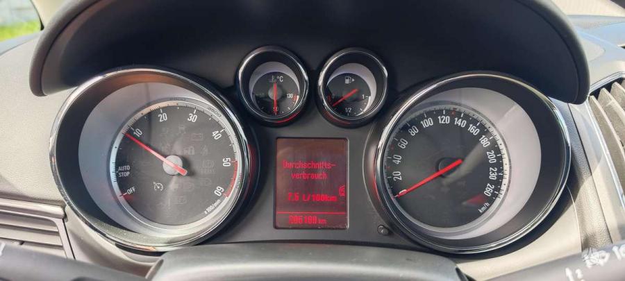 Черный Опель Zafira Tourer 2012 в Утена, объемом двигателя 1.96 л и пробегом 205 тыс. км за 4650 €, фото 16 на AUTOMOTO.COM.LV