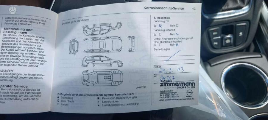 Черный Опель Zafira Tourer 2012 в Утена, объемом двигателя 1.96 л и пробегом 205 тыс. км за 4650 €, фото 23 на AUTOMOTO.COM.LV