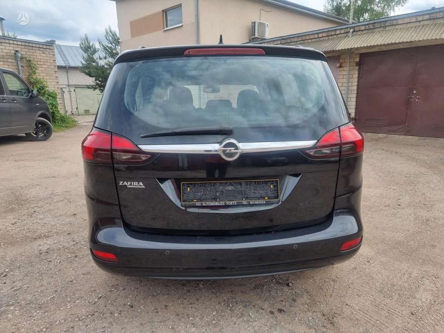Черный Опель Zafira Tourer 2012 в Алитус, объемом двигателя 1.96 л и пробегом 246 тыс. км за 4199 €, фото 8 на AUTOMOTO.COM.LV