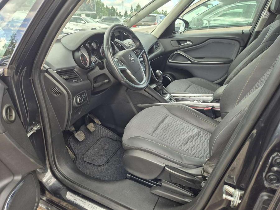 Черный Опель Zafira Tourer 2012 в Утена, объемом двигателя 1.96 л и пробегом 282 тыс. км за 3900 €, фото 11 на AUTOMOTO.COM.LV