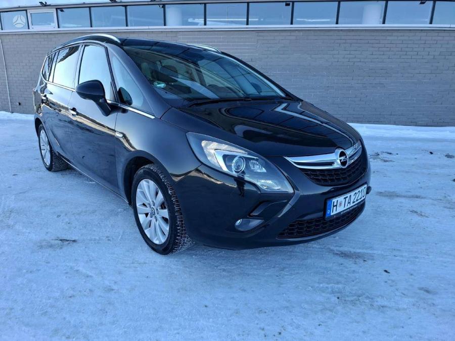 Melns Opel Zafira Tourer 2013 Kėdainiai, ar dzinēja tilpumu 1.96 L un nobraukumu 275 tūkst. km par 5350 €, foto 2 vietnē AUTOMOTO.COM.LV