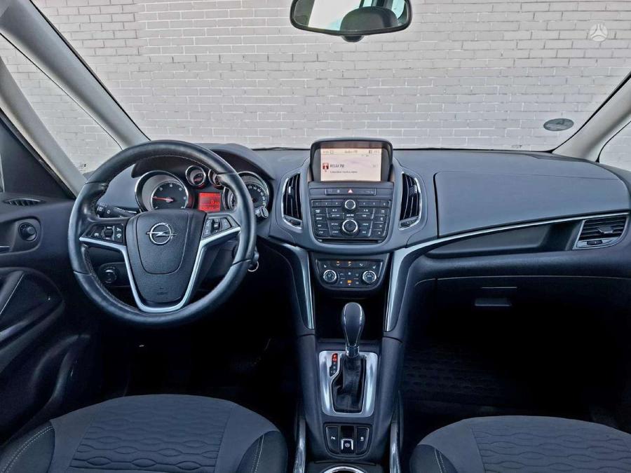 Melns Opel Zafira Tourer 2013 Kėdainiai, ar dzinēja tilpumu 1.96 L un nobraukumu 275 tūkst. km par 5350 €, foto 9 vietnē AUTOMOTO.COM.LV