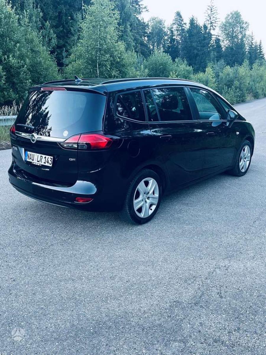 Черный Опель Zafira Tourer 2013 в Вильнюс, объемом двигателя 1.96 л и пробегом 330 тыс. км за 4700 €, фото 14 на AUTOMOTO.COM.LV