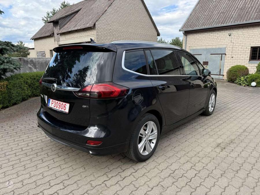 Черный Опель Zafira Tourer 2013 в Таураге, объемом двигателя 1.96 л и пробегом 264 тыс. км за 4900 €, фото 5 на AUTOMOTO.COM.LV