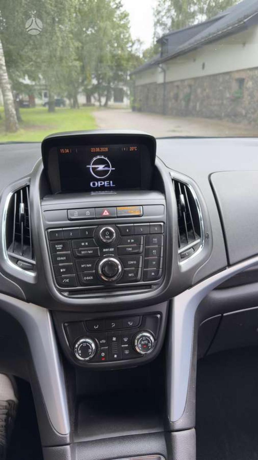 Black Opel Zafira Tourer 2013 in Panevezys, with an engine capacity of 1.96 L and mileage of 260 thousand km for 4000 €, photo 17 on AUTOMOTO.COM.LV