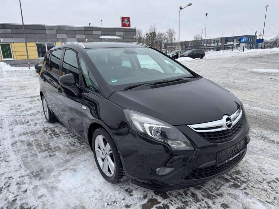 Melns Opel Zafira Tourer 2015 Kauņa, ar dzinēja tilpumu 1.96 L un nobraukumu 167 tūkst. km par 6450 €, foto 1 vietnē AUTOMOTO.COM.LV