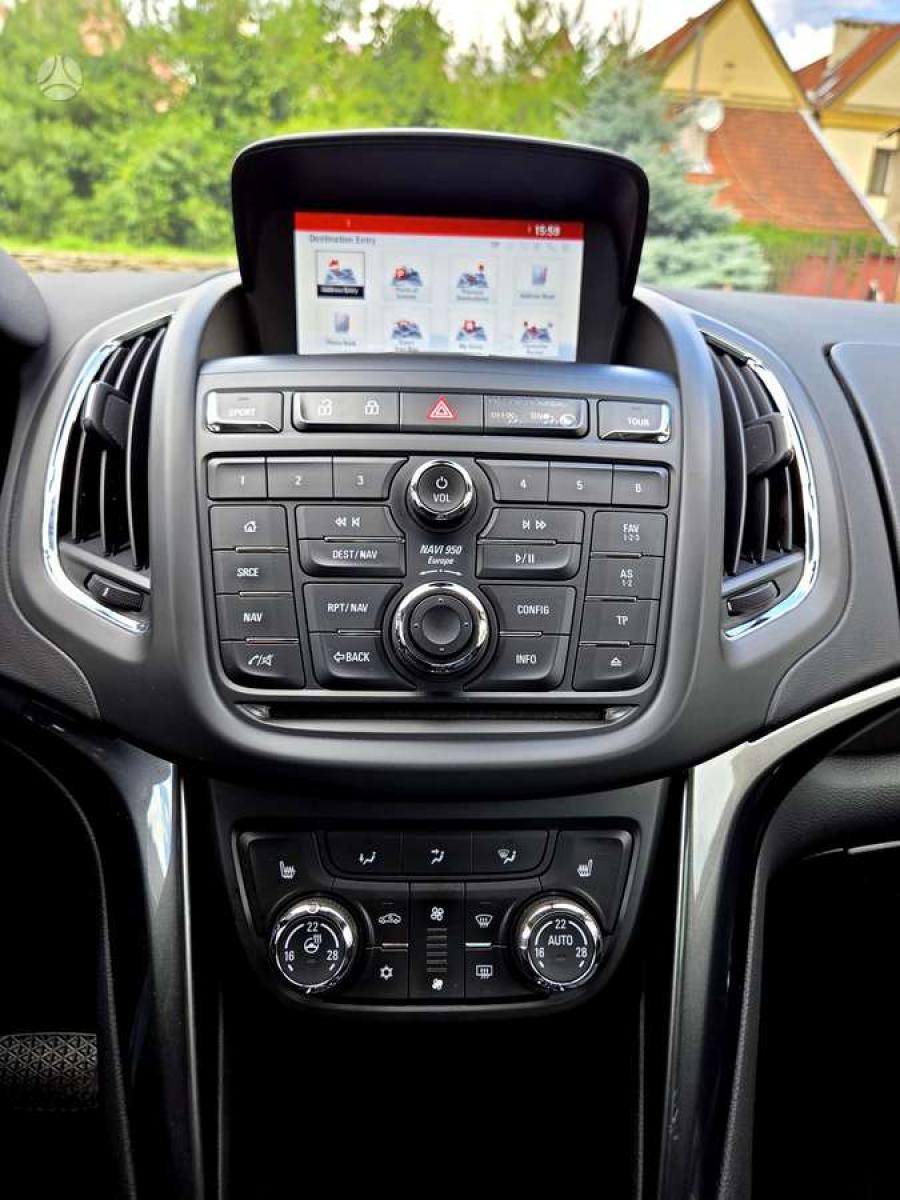 Черный Опель Zafira Tourer 2015 в Кедайняй, объемом двигателя 1.96 л и пробегом 199 тыс. км за 6650 €, фото 38 на AUTOMOTO.COM.LV