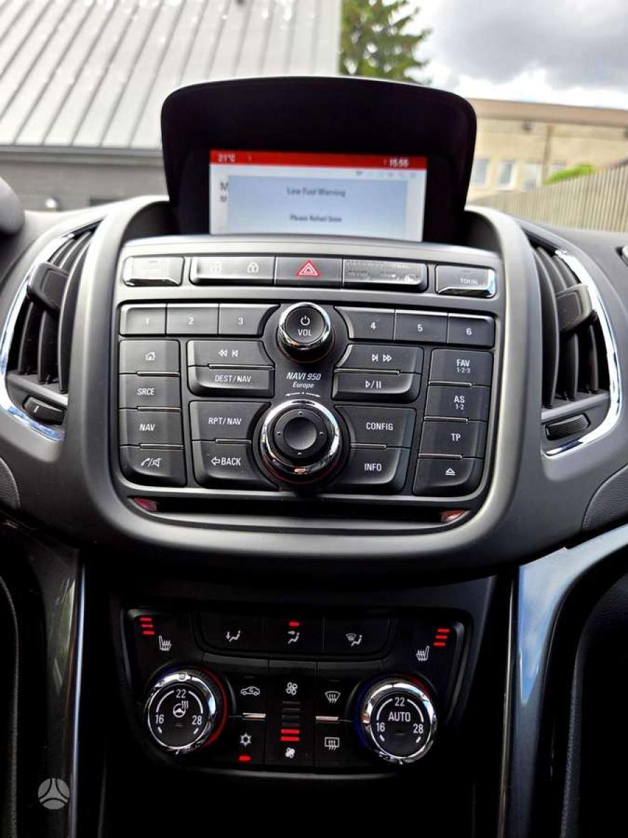 Черный Опель Zafira Tourer 2015 в Кедайняй, объемом двигателя 1.96 л и пробегом 199 тыс. км за 6650 €, фото 39 на AUTOMOTO.COM.LV