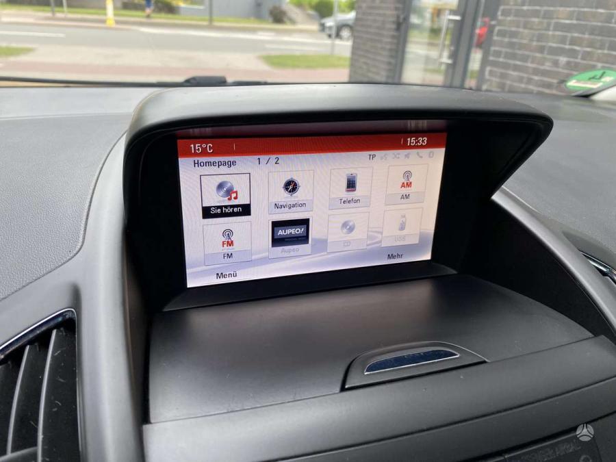 Black Opel Zafira Tourer 2016 in Marijampole, with an engine capacity of 1.96 L and mileage of 272 thousand km for 7250 €, photo 29 on AUTOMOTO.COM.LV