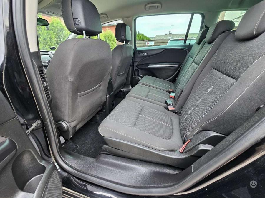 Черный Опель Zafira Tourer 2017 в Кретинга, объемом двигателя 1.96 л и пробегом 304 тыс. км за 7999 €, фото 20 на AUTOMOTO.COM.LV
