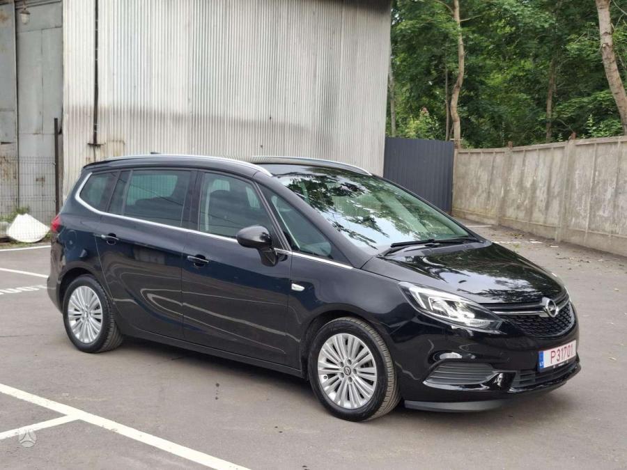 Черный Опель Zafira Tourer 2018 в Вильнюс, объемом двигателя 1.96 л и пробегом 136 тыс. км за 8400 €, фото 13 на AUTOMOTO.COM.LV
