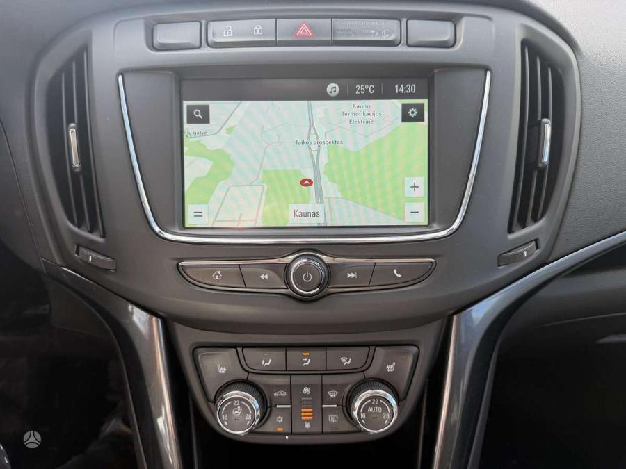 Черный Опель Zafira Tourer 2018 в Каунас, объемом двигателя 2.00 л и пробегом 350 тыс. км за 6850 €, фото 16 на AUTOMOTO.COM.LV