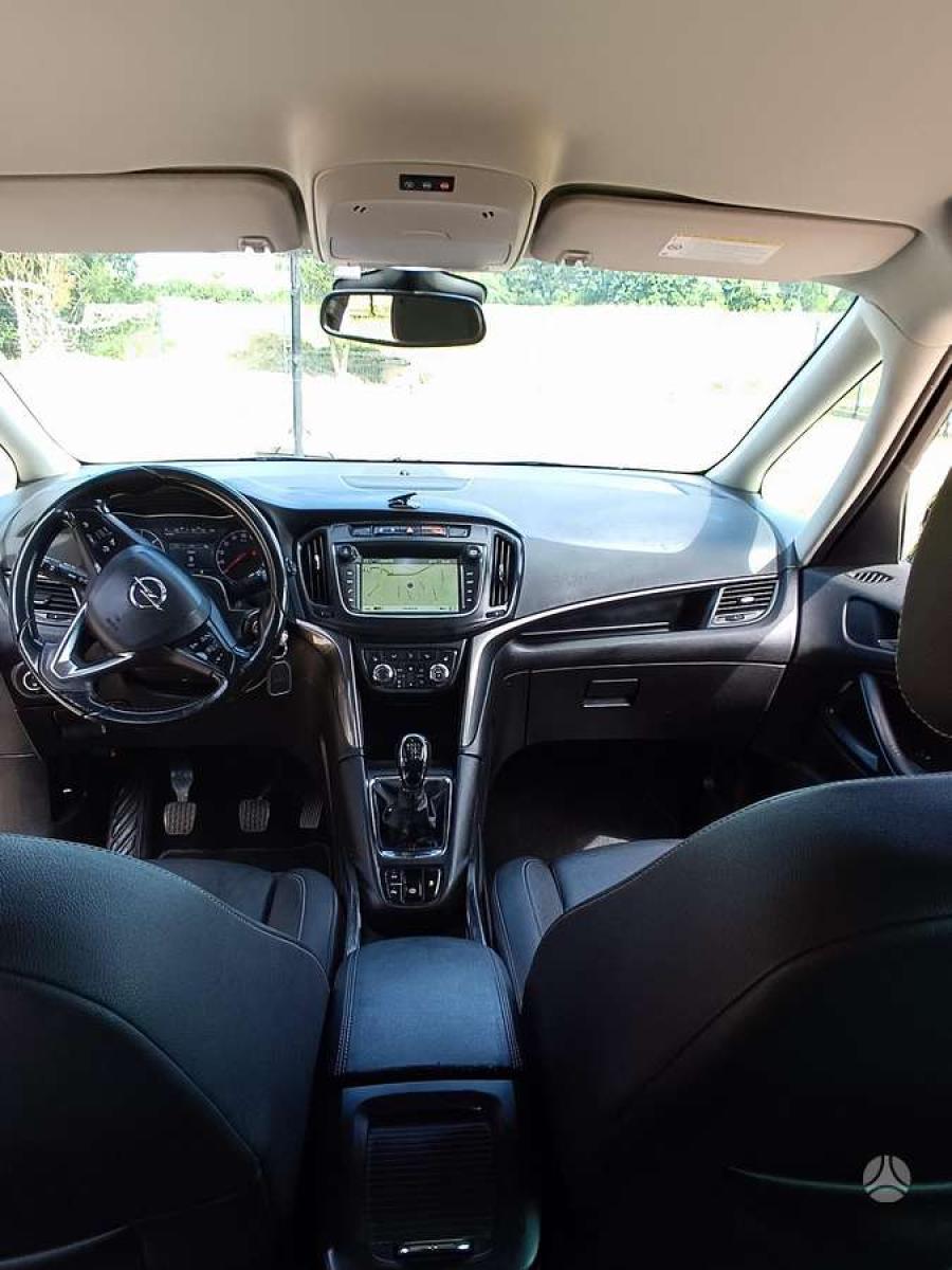 Черный Опель Zafira Tourer 2017 в Алитус, объемом двигателя 1.60 л и пробегом 220 тыс. км за 7950 €, фото 8 на AUTOMOTO.COM.LV