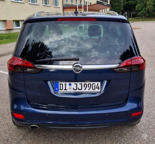 Синий Опель Zafira Tourer 2012 в Алитус, объемом двигателя 1.96 л и пробегом 254 тыс. км за 5300 €, фото 5 на AUTOMOTO.COM.LV