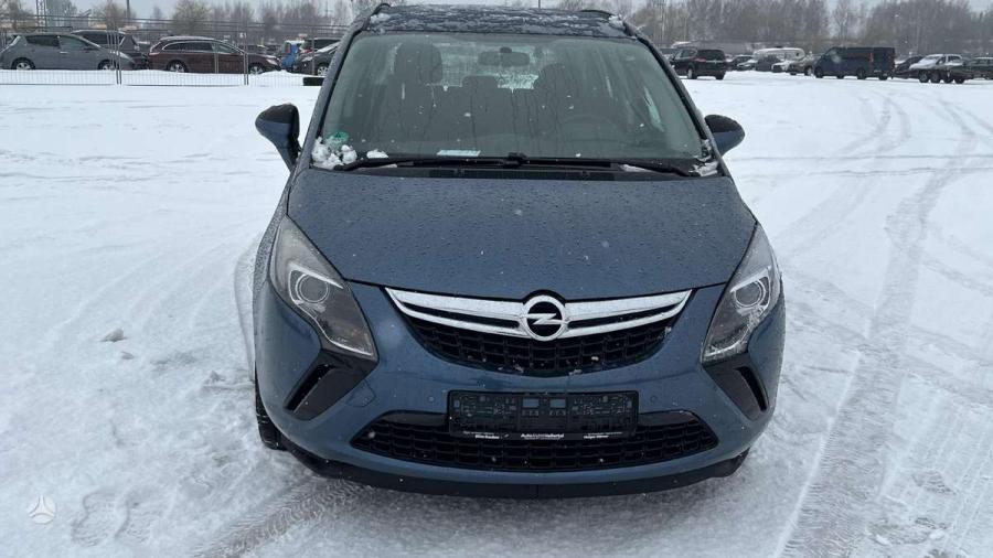 Синий Опель Zafira Tourer 2013 в Мариямполе, объемом двигателя 1.96 л и пробегом 263 тыс. км за 4300 €, фото 2 на AUTOMOTO.COM.LV
