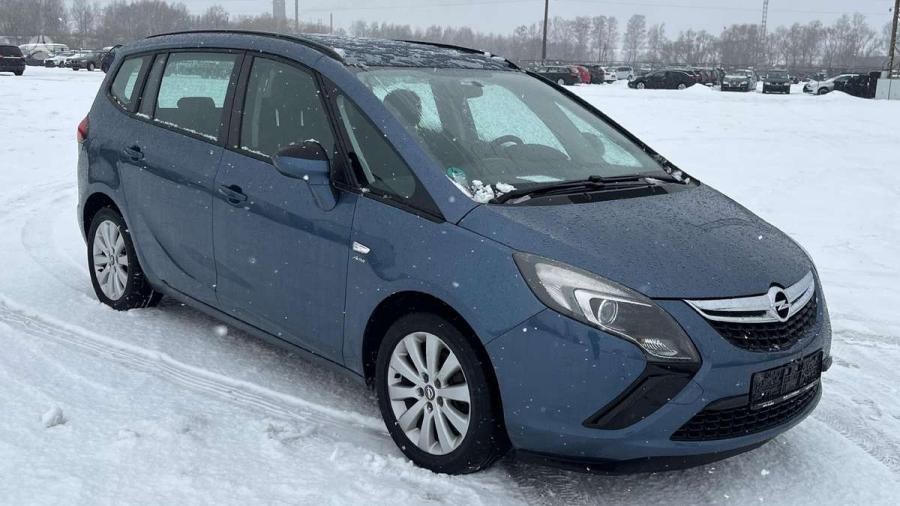Синий Опель Zafira Tourer 2013 в Мариямполе, объемом двигателя 1.96 л и пробегом 263 тыс. км за 4300 €, фото 6 на AUTOMOTO.COM.LV