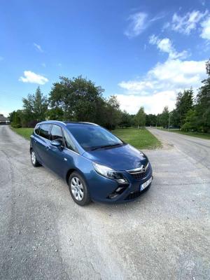 Синий Опель Zafira Tourer 2014 в Паневежис, объемом двигателя 1.60 л и пробегом 285 тыс. км за 4650 €, фото  на AUTOMOTO.COM.LV