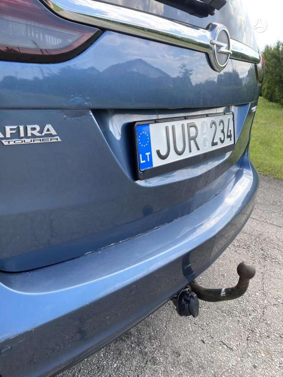 Синий Опель Zafira Tourer 2014 в Паневежис, объемом двигателя 1.60 л и пробегом 285 тыс. км за 4650 €, фото 5 на AUTOMOTO.COM.LV