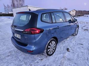 Blue Opel Zafira Tourer 2015 in Taurage, with an engine capacity of 2.00 L and mileage of 197 thousand km for 5800 €, photo 4 on AUTOMOTO.COM.LV