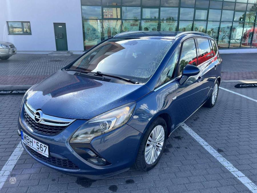Синий Опель Zafira Tourer 2015 в Паневежис, объемом двигателя 1.60 л и пробегом 250 тыс. км за 4350 €, фото 1 на AUTOMOTO.COM.LV