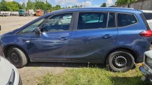 Синий Опель Zafira Tourer 2016 в Рокишкис, объемом двигателя 1.60 л и пробегом 181 тыс. км за 3200 €, фото 6 на AUTOMOTO.COM.LV