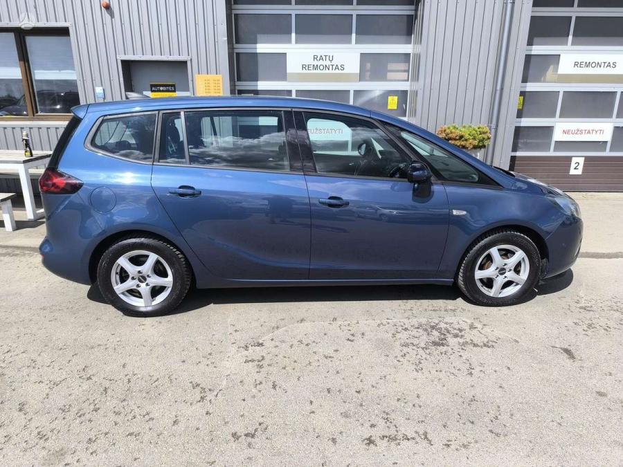 Zils Opel Zafira Tourer 2016 Joniškis, ar dzinēja tilpumu 1.36 L un nobraukumu 190 tūkst. km par 5850 €, foto 7 vietnē AUTOMOTO.COM.LV