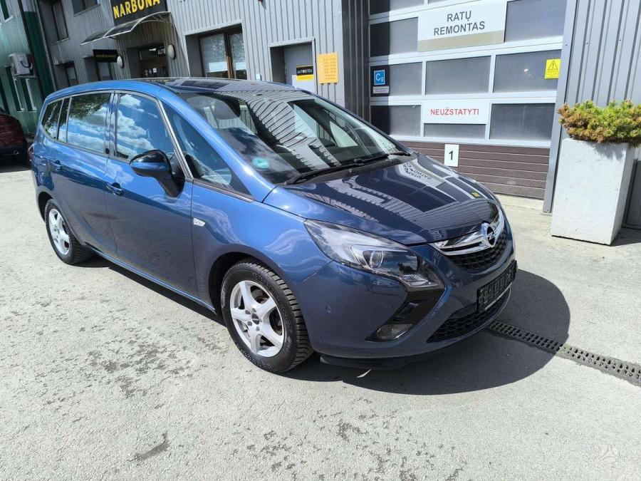 Zils Opel Zafira Tourer 2016 Joniškis, ar dzinēja tilpumu 1.36 L un nobraukumu 190 tūkst. km par 5850 €, foto 8 vietnē AUTOMOTO.COM.LV