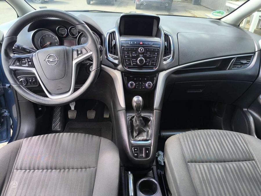 Zils Opel Zafira Tourer 2016 Joniškis, ar dzinēja tilpumu 1.36 L un nobraukumu 190 tūkst. km par 5850 €, foto 11 vietnē AUTOMOTO.COM.LV