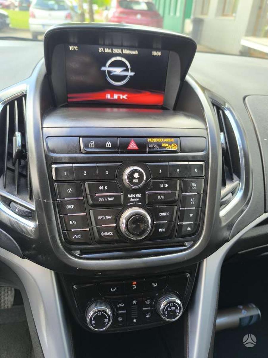 Zils Opel Zafira Tourer 2016 Joniškis, ar dzinēja tilpumu 1.36 L un nobraukumu 190 tūkst. km par 5850 €, foto 14 vietnē AUTOMOTO.COM.LV