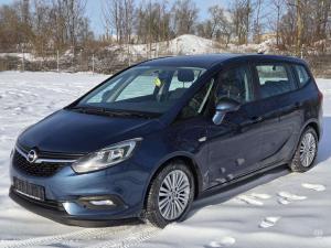 Синий Опель Zafira Tourer 2017 в Мариямполе, объемом двигателя 1.40 л и пробегом 152 тыс. км за 7300 €, фото  на AUTOMOTO.COM.LV