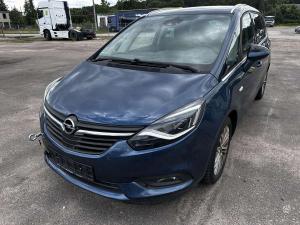 Blue Opel Zafira Tourer 2017 in Prienai, with an engine capacity of 1.60 L and mileage of 239 thousand km for 3650 €, photo  on AUTOMOTO.COM.LV