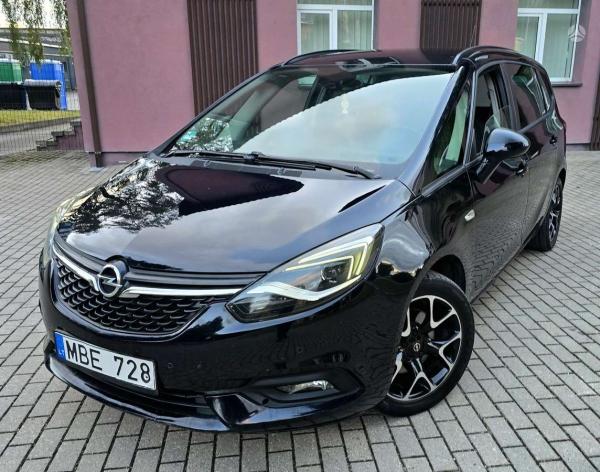 Опель Zafira Tourer 2017 в Шяуляй на AUTOMOTO.COM.LV Синий Опель Zafira Tourer 2017 в Шяуляй, объемом двигателя 1.60 л и пробегом 250 тыс. км за 5950 €, фото 4 на AUTOMOTO.COM.LV