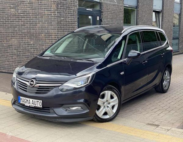 Синий Опель Zafira Tourer 2019 в Мариямполе, объемом двигателя 1.96 л и пробегом 223 тыс. км за 8450 €, фото 7 на AUTOMOTO.COM.LV