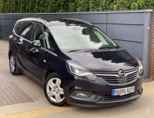 Blue Opel Zafira Tourer 2019 in Marijampole, with an engine capacity of 1.96 L and mileage of 223 thousand km for 8450 €, photo 7 on AUTOMOTO.COM.LV