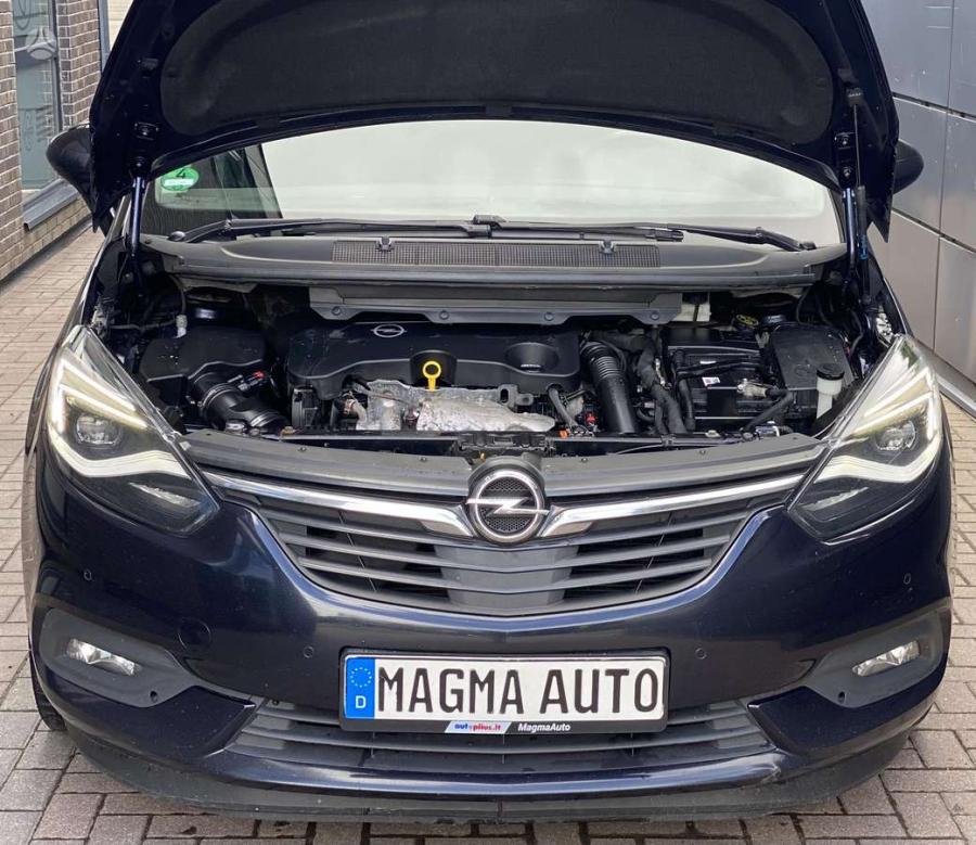Blue Opel Zafira Tourer 2019 in Marijampole, with an engine capacity of 1.96 L and mileage of 249 thousand km for 8350 €, photo 49 on AUTOMOTO.COM.LV