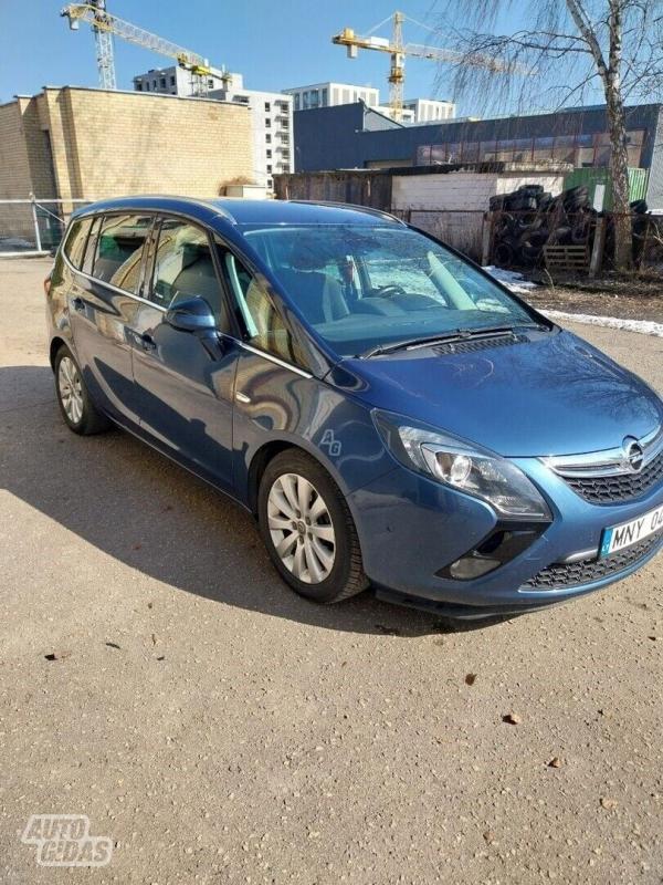 Синий Опель Zafira Tourer 2016 в Вильнюс, объемом двигателя 2.00 л и пробегом 241 тыс. км за 7200 €, фото 1 на AUTOMOTO.COM.LV