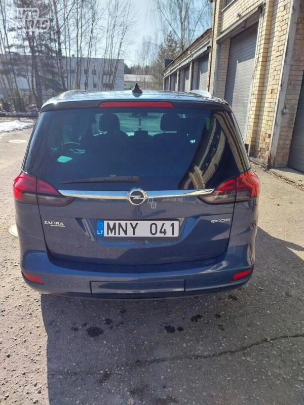 Синий Опель Zafira Tourer 2016 в Вильнюс, объемом двигателя 2.00 л и пробегом 241 тыс. км за 7200 €, фото 4 на AUTOMOTO.COM.LV