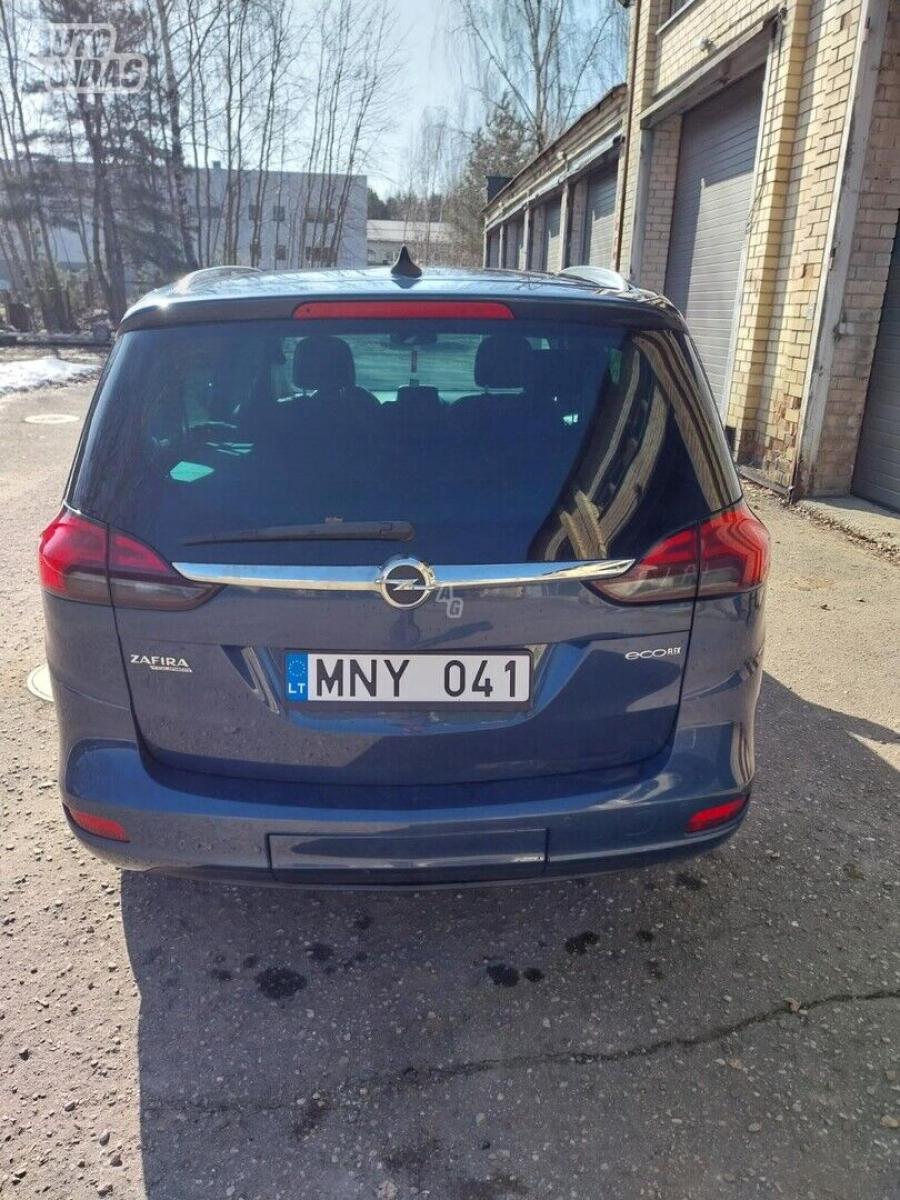 Zils Opel Zafira Tourer 2016 Viļņa, ar dzinēja tilpumu 2.00 L un nobraukumu 241 tūkst. km par 7200 €, foto 5 vietnē AUTOMOTO.COM.LV