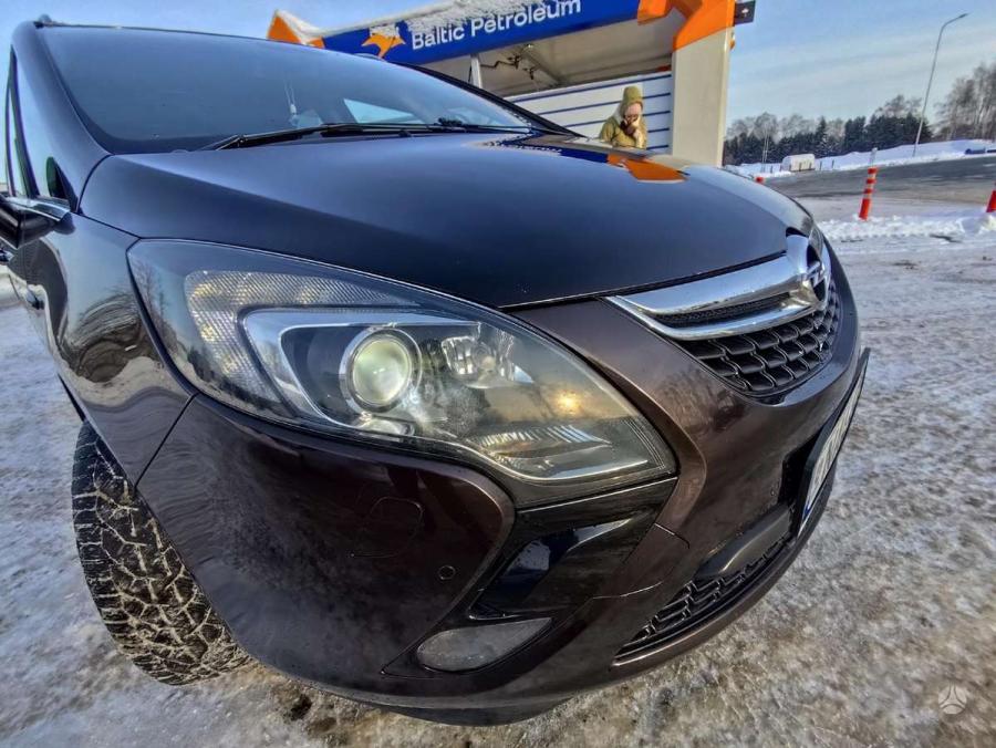 Коричневый Опель Zafira Tourer 2012 в Вильнюс, объемом двигателя 1.96 л и пробегом 255 тыс. км за 5550 €, фото 23 на AUTOMOTO.COM.LV