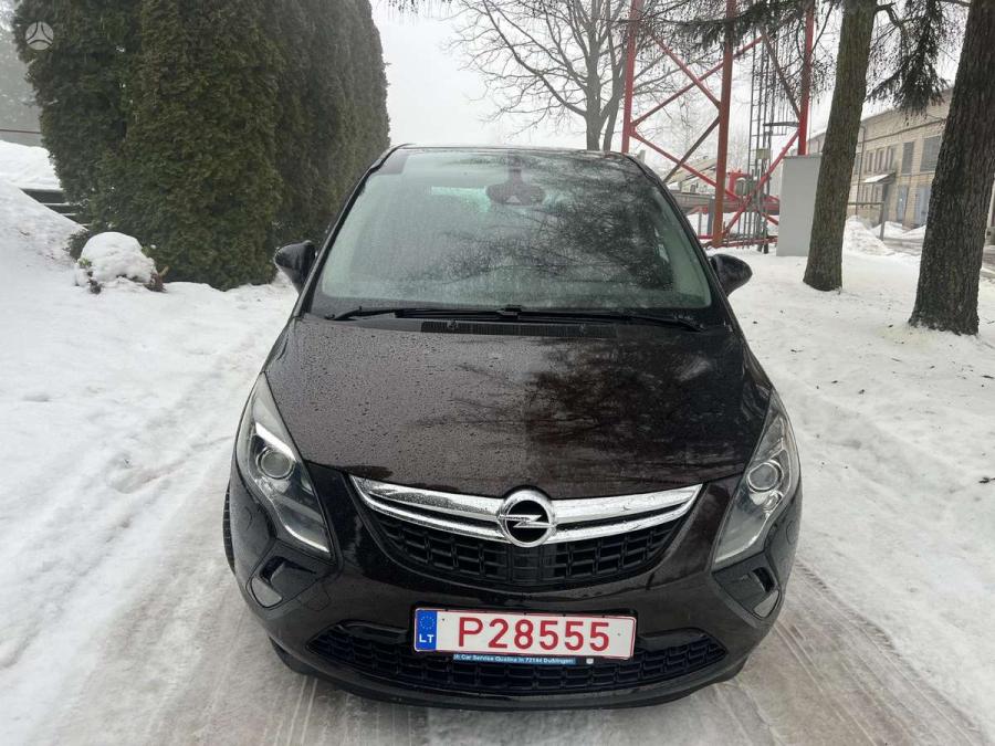Коричневый Опель Zafira Tourer 2012 в Пренай, объемом двигателя 1.96 л и пробегом 209 тыс. км за 4950 €, фото 7 на AUTOMOTO.COM.LV