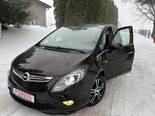 Коричневый Опель Zafira Tourer 2012 в Пренай, объемом двигателя 1.96 л и пробегом 209 тыс. км за 4950 €, фото 8 на AUTOMOTO.COM.LV