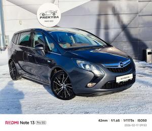 Brūns Opel Zafira Tourer 2012 Kauņa, ar dzinēja tilpumu 1.96 L un nobraukumu 240 tūkst. km par 5950 €, foto  vietnē AUTOMOTO.COM.LV