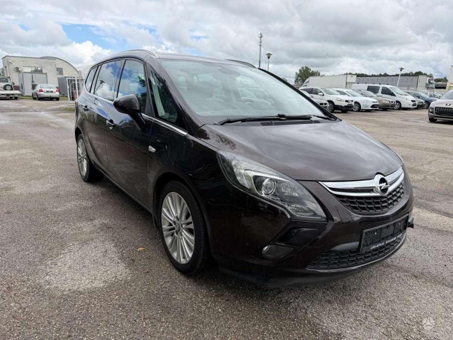 Коричневый Опель Zafira Tourer 2012 в Мариямполе, объемом двигателя 1.40 л и пробегом 190 тыс. км за 4250 €, фото 4 на AUTOMOTO.COM.LV